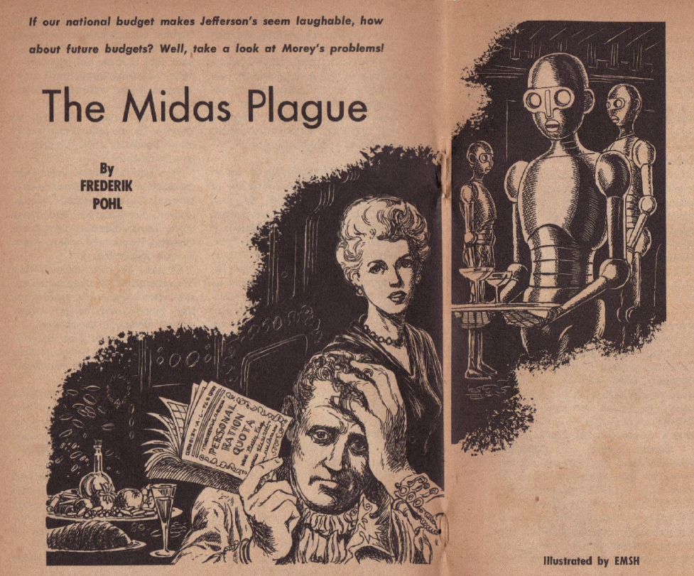 Frederik Pohl’s mass consumer (1): The Midas Plague | the sinister science
