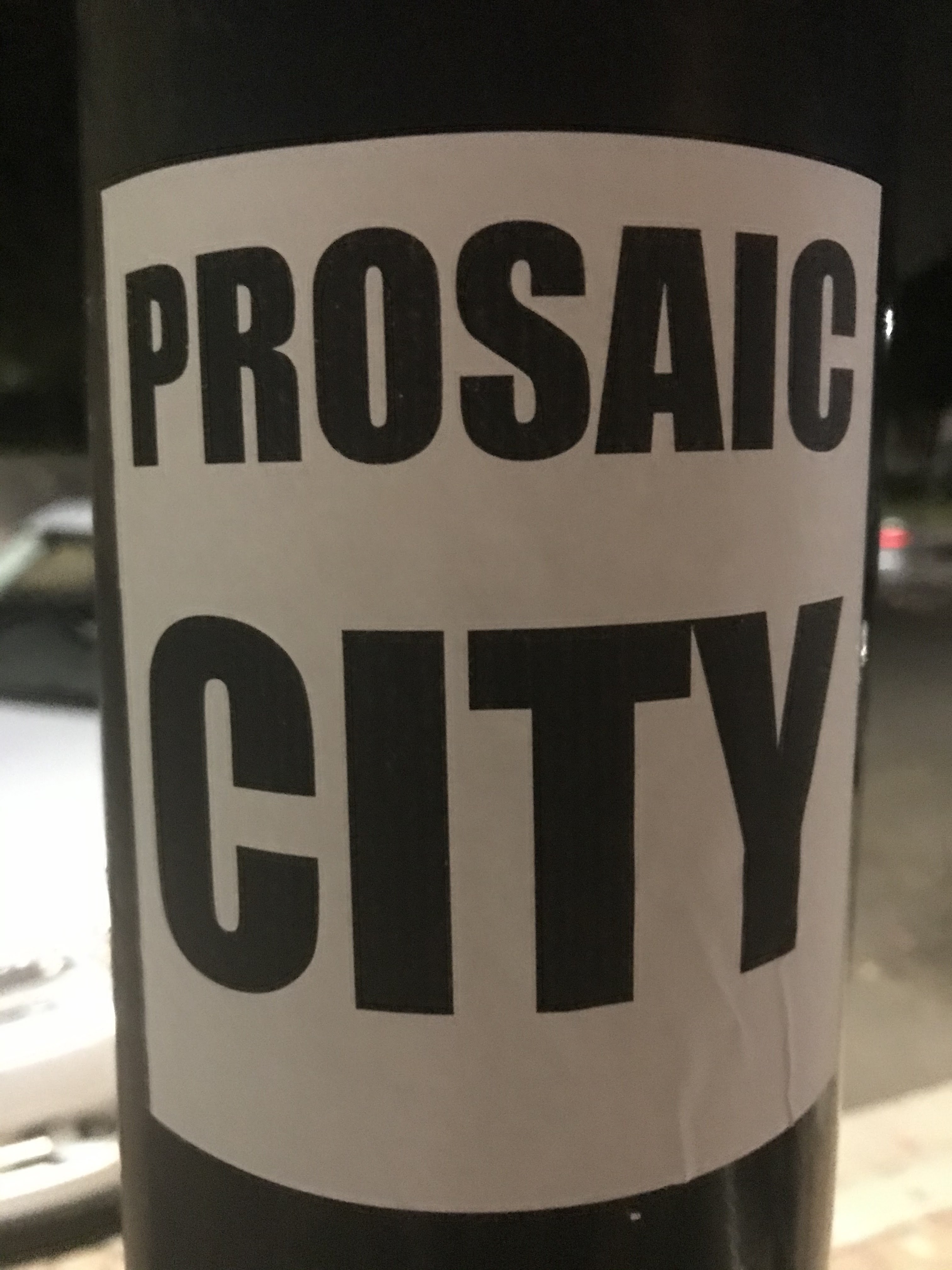 Poetic City? | the sinister science